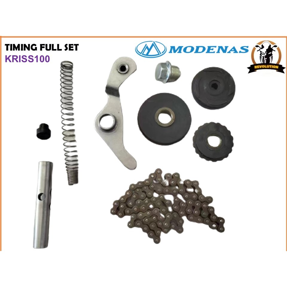 TIMING CHAIN RANTAI KECIL COMPLETE FULL SET MODENAS KRISS 100 CT100 MR1 ...