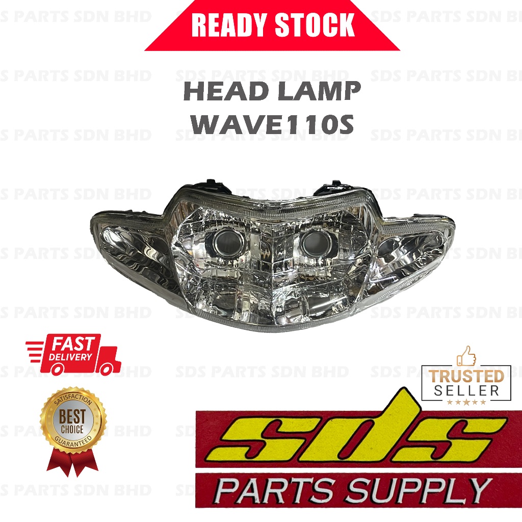 HEAD LAMP FOR HONDA WAVE110-S WAVE ALPHA WAVE DASH-R WAVE DASH WAVE100 ...