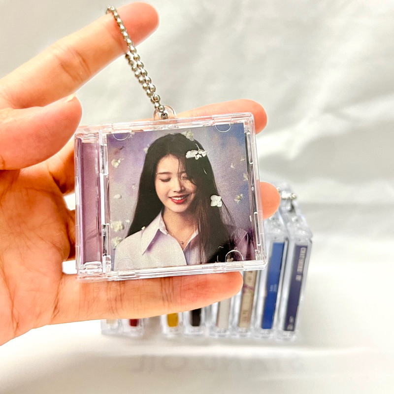IU - Lilac Mini Album CD Keychain with NFC | Shopee Malaysia