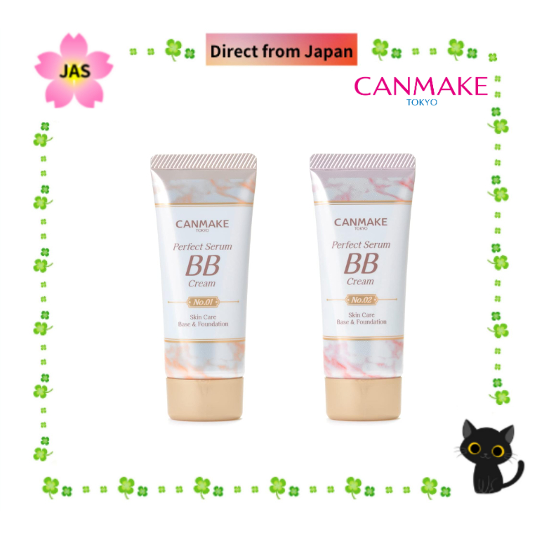 CANMAKE Perfect Serum BB Cream Skin Care Base & Foundation 30g SPF50 ...