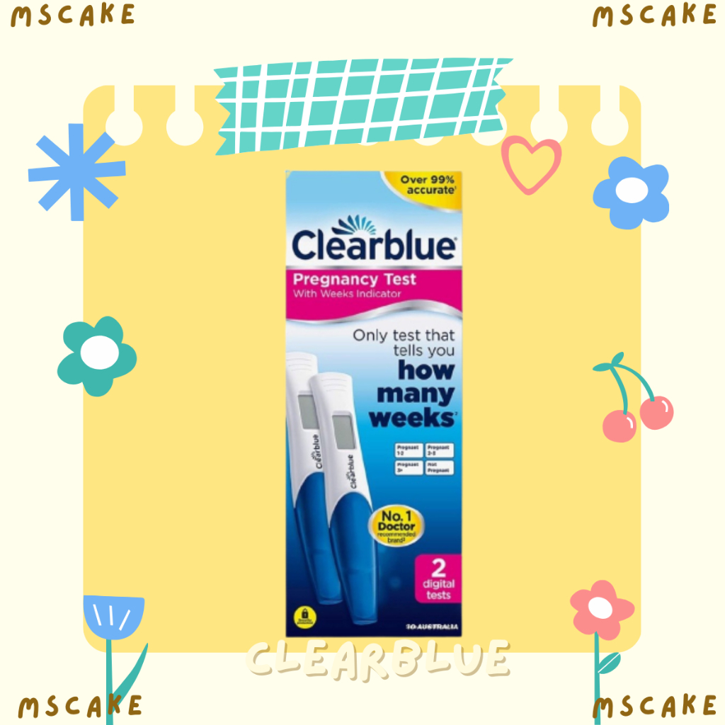 Clearblue Digital Pregnancy Test Weeks Indicator 2 Tests | Shopee Malaysia