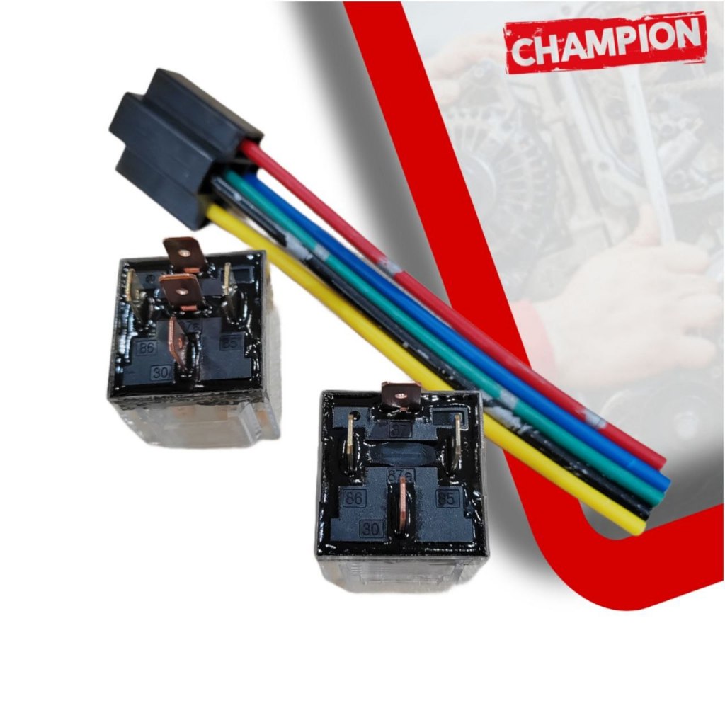 VEHICLES CONTROL RELAY WIRE INSTALL WITH SOCKET 4PIN & 5PIN ...