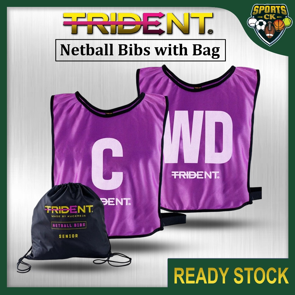 Trident Netball Bibs Set Trident Single Sided Netball Bib Bola Jaring ...