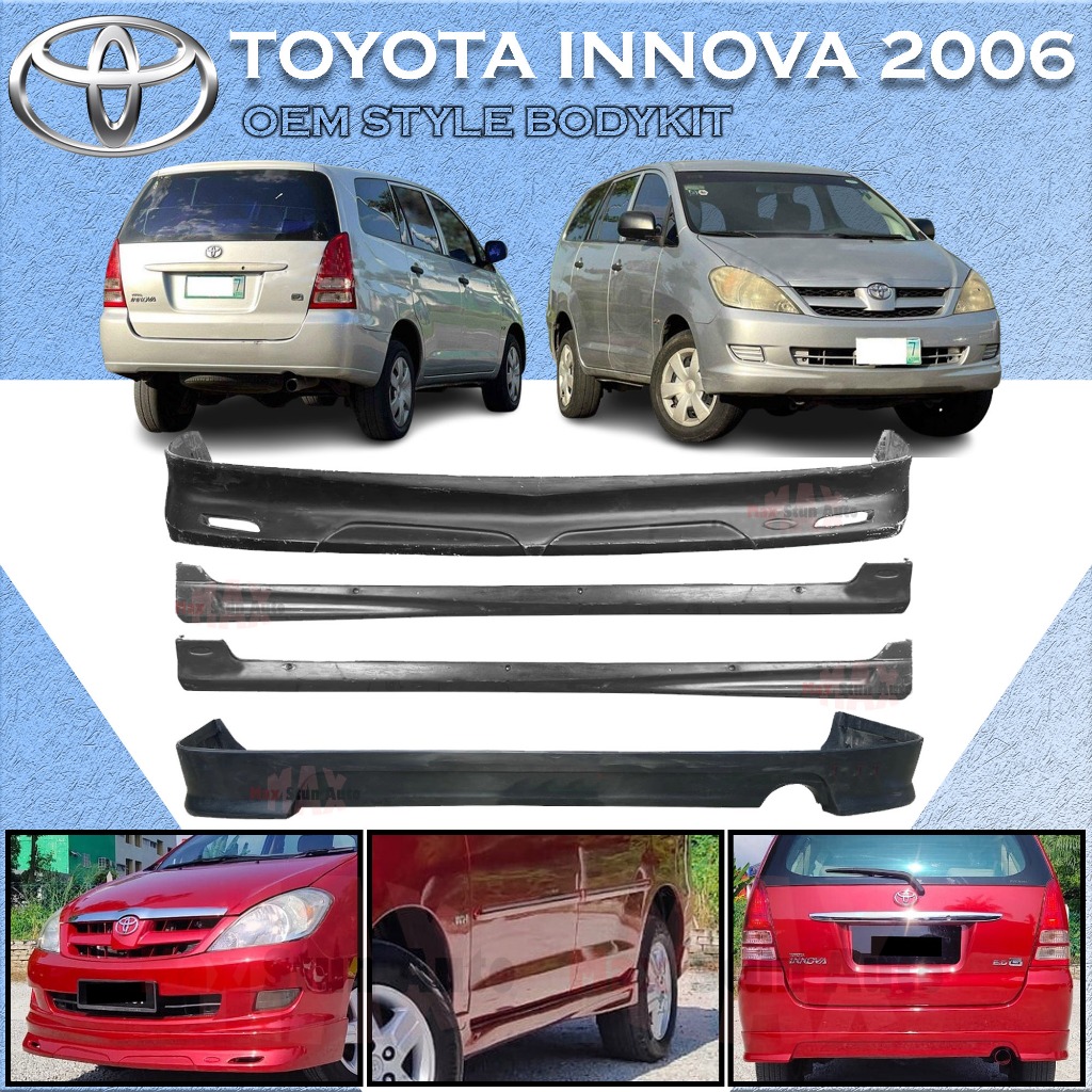 TOYOTA INNOVA 2006 OE LOOK BODYKIT (OE) BUMPER SKIRT LIP FOR INNOVA ...
