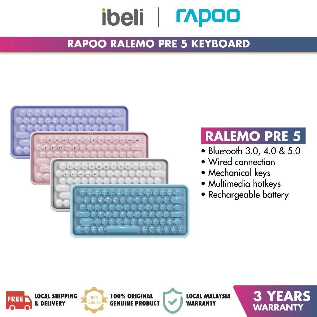 Rapoo Ralemo Pre 5 multi-mode wireless 79 keys mechanical keyboard ...