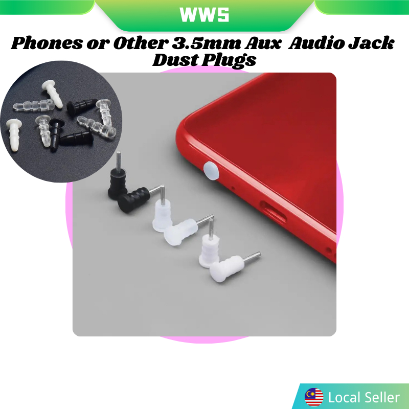 (3 PCS) Phones or Other 3.5mm Aux Audio Jack Dust Plugs (Silicone ...