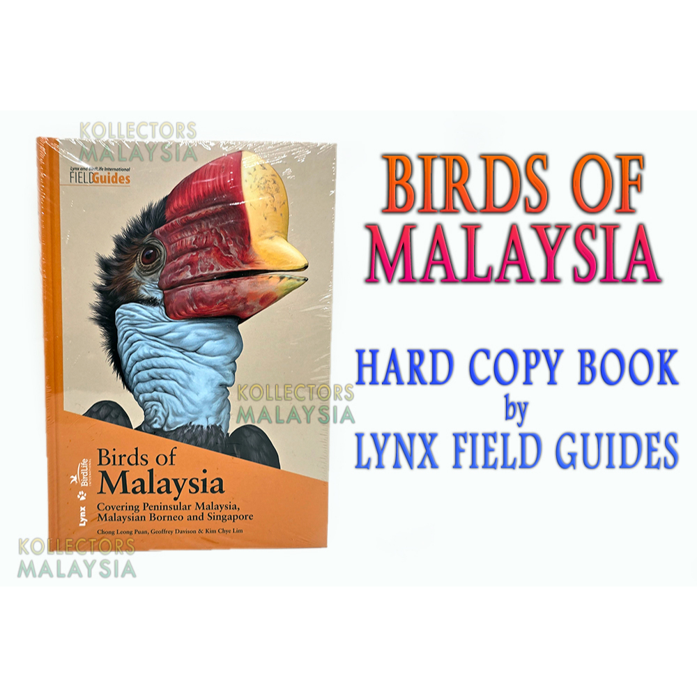 Birds of Malaysia Book Field Guide by Lynx Books HARD COVER ...