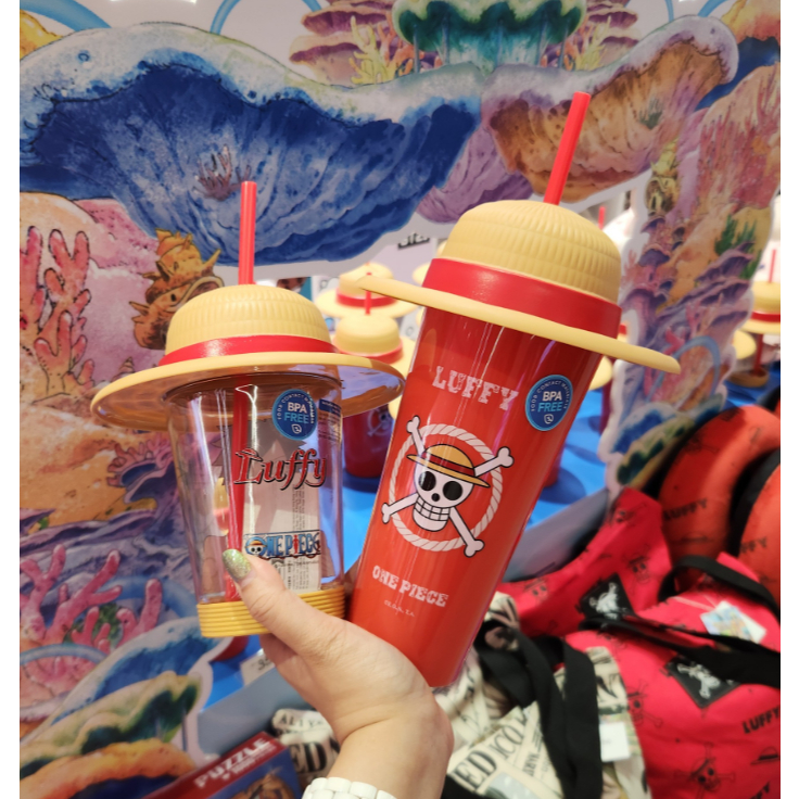 Miniso x Onepiece - Tumbler / Bottle Luffy with Straw Hat One Piece ...