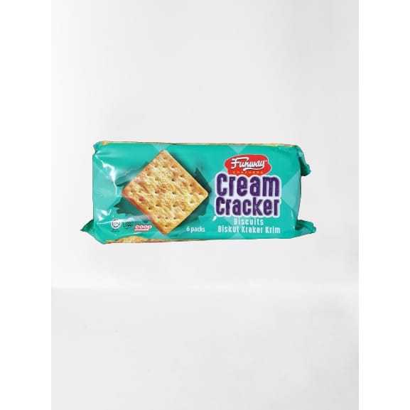 **FUNWAY CREAM CRACKER 140G** Saiz 140g / pek (Carton = 140g x 24 ...