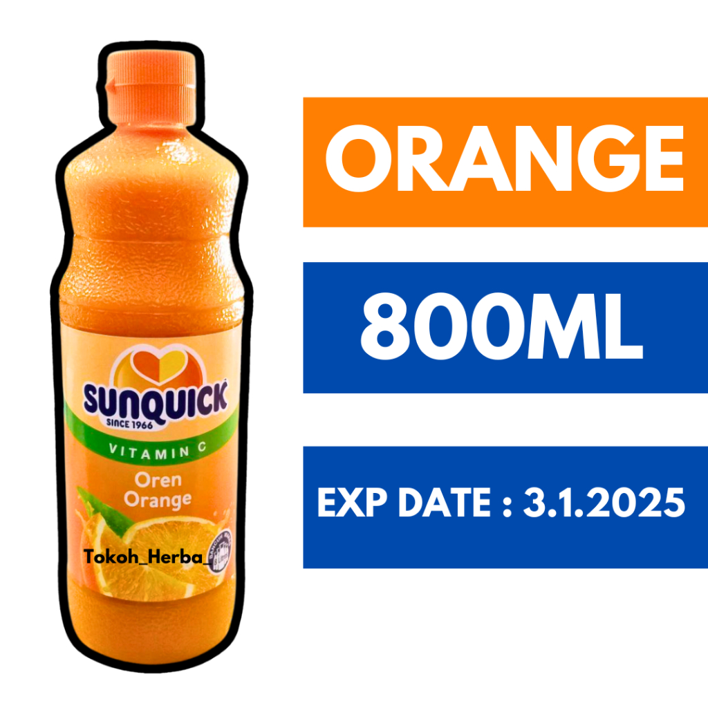 [Exp date : 3.1.2025] Sunquick Orange (800ml) | Shopee Malaysia