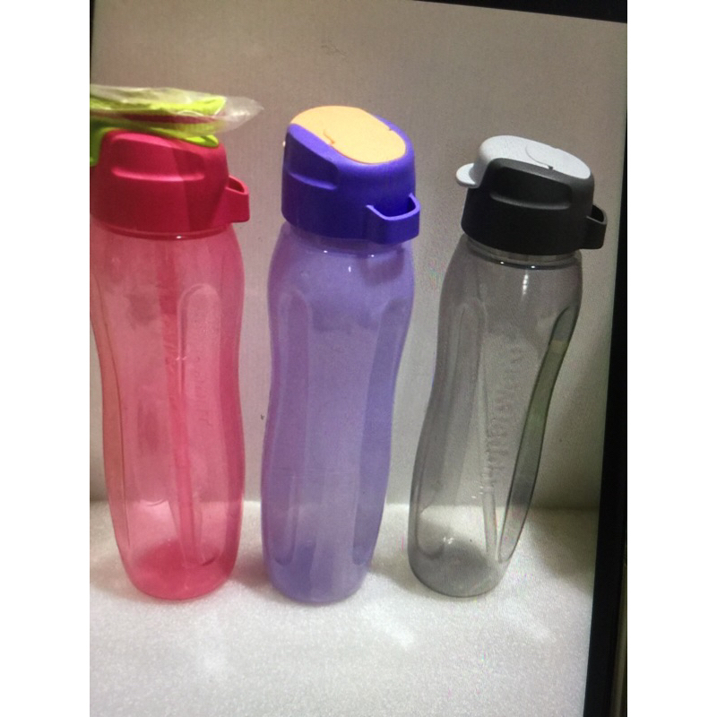 Tupperware slim eco bottle with Straw 750ml+strap | Shopee Malaysia