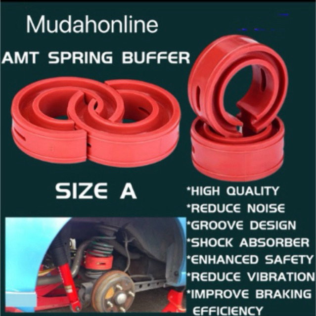 AMT 100% Ori Car Shock Absorber Buffer Bumper Spring kereta Iswara Wira ...