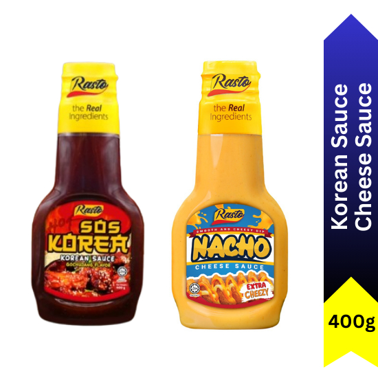 RASTO Hot Korean Source Gochujang Flavor Nanco Cheese Source Sos Pedas Korea Sos Keju Nanco 400g ...