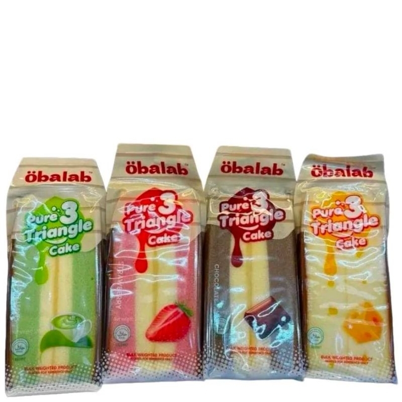 OBALAB TRIANGLE CAKE 100G! HALAL N VIRAL | Shopee Malaysia