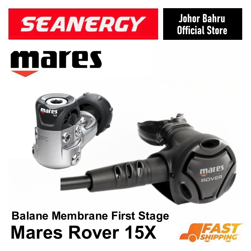 MARES Rover 15x Balanced Regulator Set for Scuba Diving First Stage ...