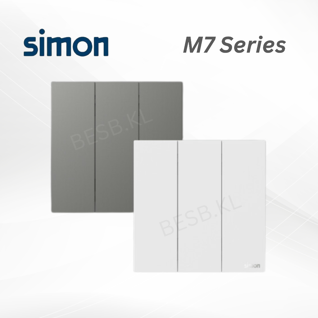 Simon M7 661031 661032 16A 3 Gang 1/2 Way Switches Flush Switches ...