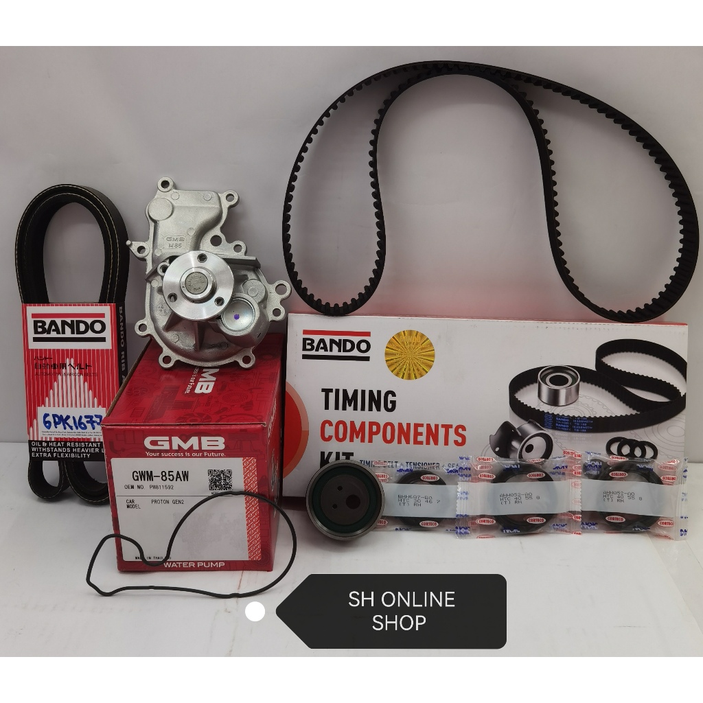 Timing Combo Kit Set+Fan Belt+Water Pump for Gen-2 Persona Saga BLM ...