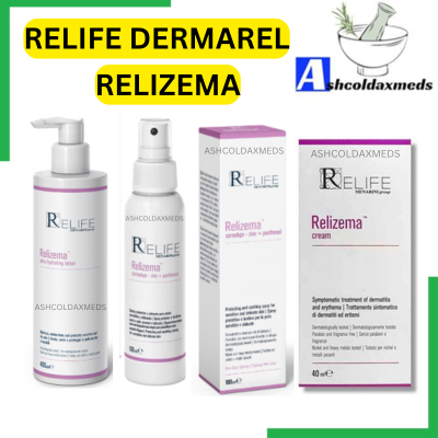 Relife Dermarel Ultra Hydrating Lotion 400ml/Relizema Cream 40ml,100ml ...