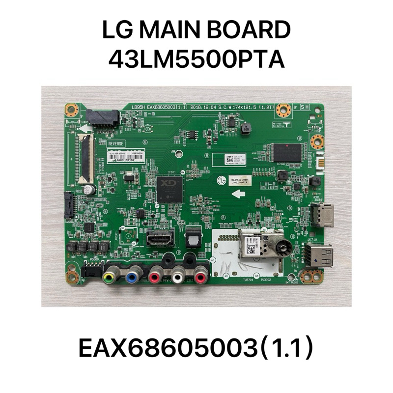 LG Main board 43LM5500PTA | Shopee Malaysia