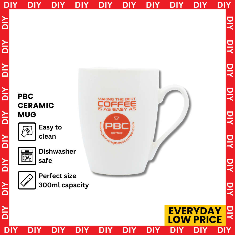 PBC Ceramic Mug, 300 ML | Shopee Malaysia