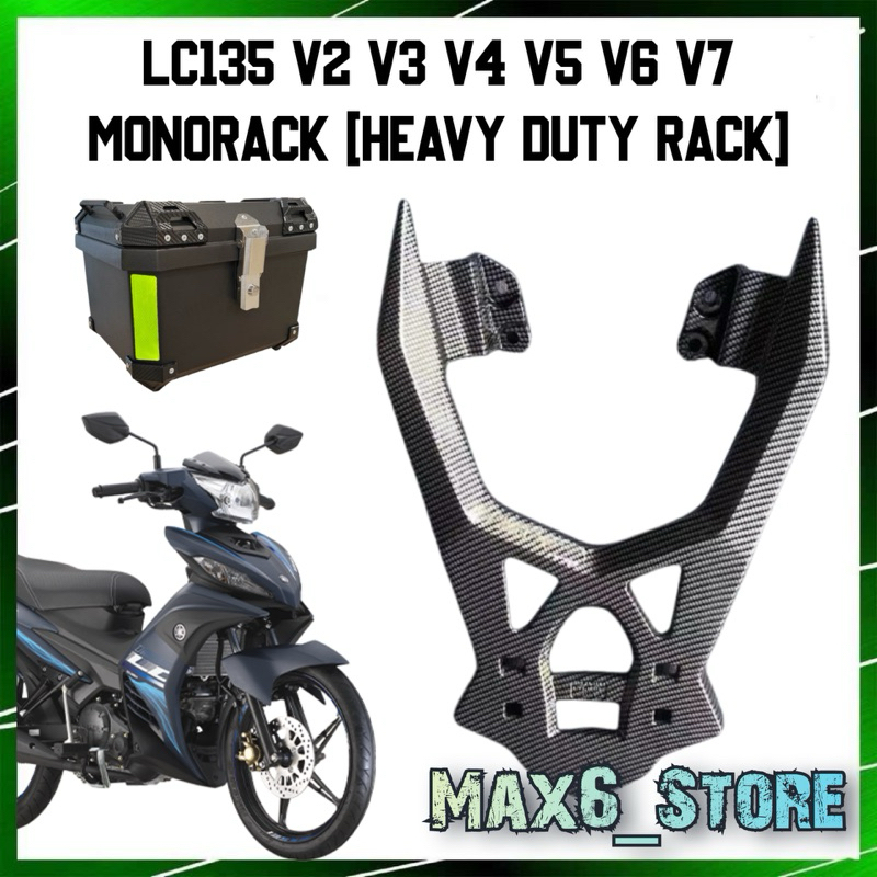 Yamaha LC135 V2 V3 V4 V5 V6 V7 Monorack Heavy Duty Rack Kaki Monorack ...
