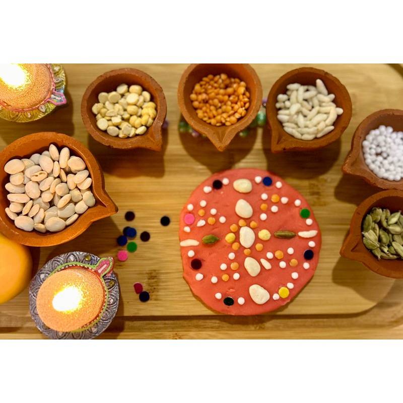 Rangoli Activity Sensory Kit Diwali Deepavali Kids Fun Craft Gift Box ...