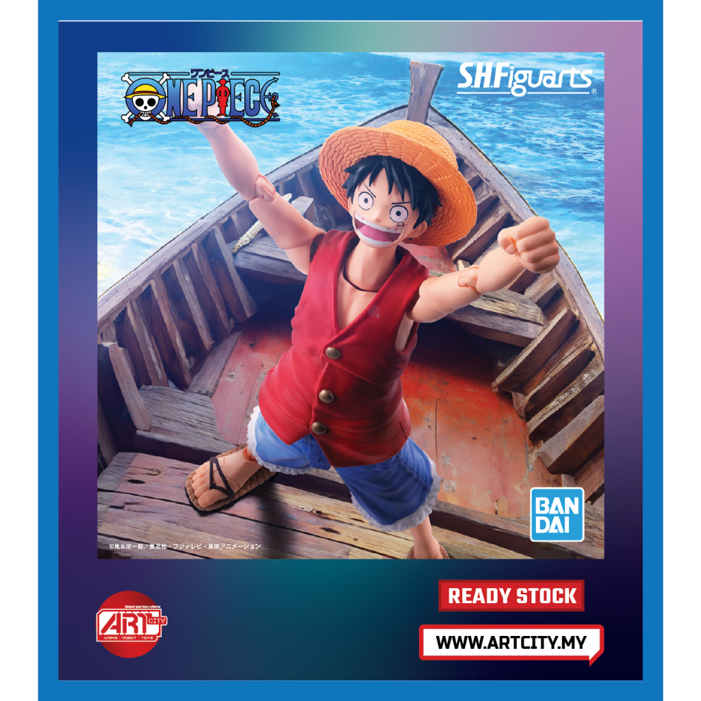 Bandai S.H.Figuarts - SHF Monkey D Luffy - Romance Dawn - One Piece ...