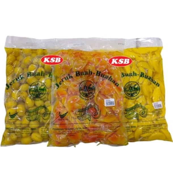 Jeruk Buah-Buahan Pelam Kuning/Kedondong Biji/Betik Potong | Shopee Malaysia