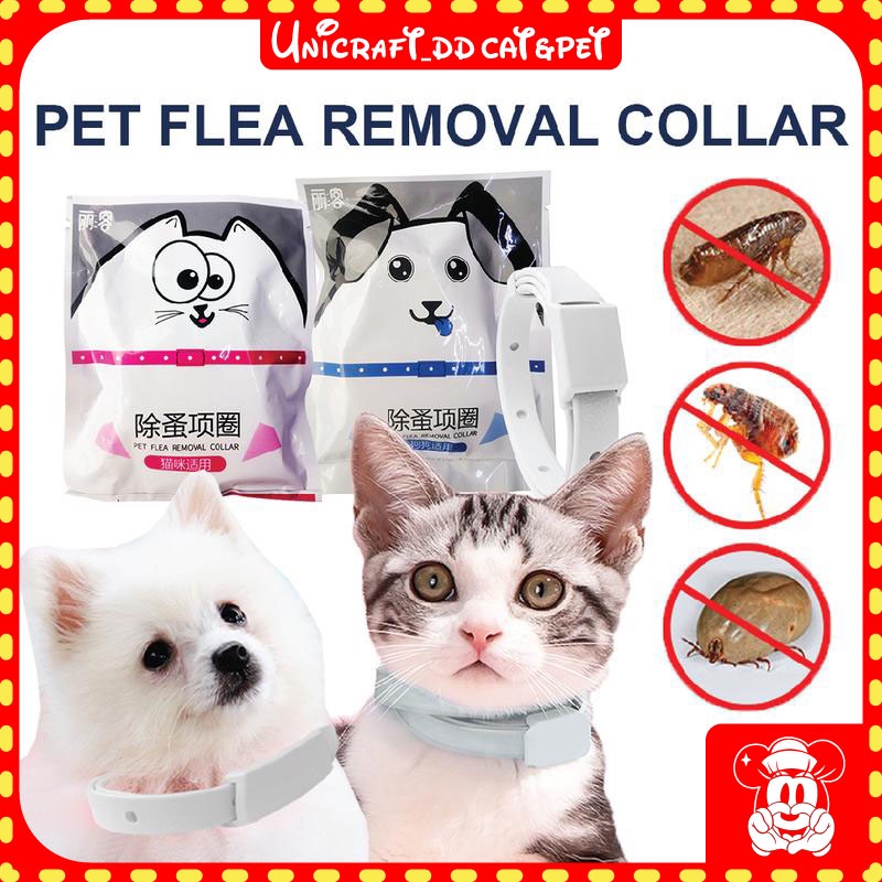 Pet Flea Removal Collar Anti Flea Tick Kutu Mite Cat Deworming Dog ...