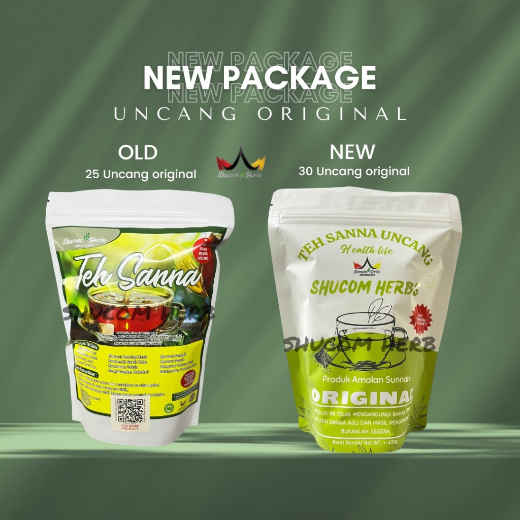 [ Readystock Yusra ] Daun sanna 25 Uncang Original + 5 uncang percuma 1 ...