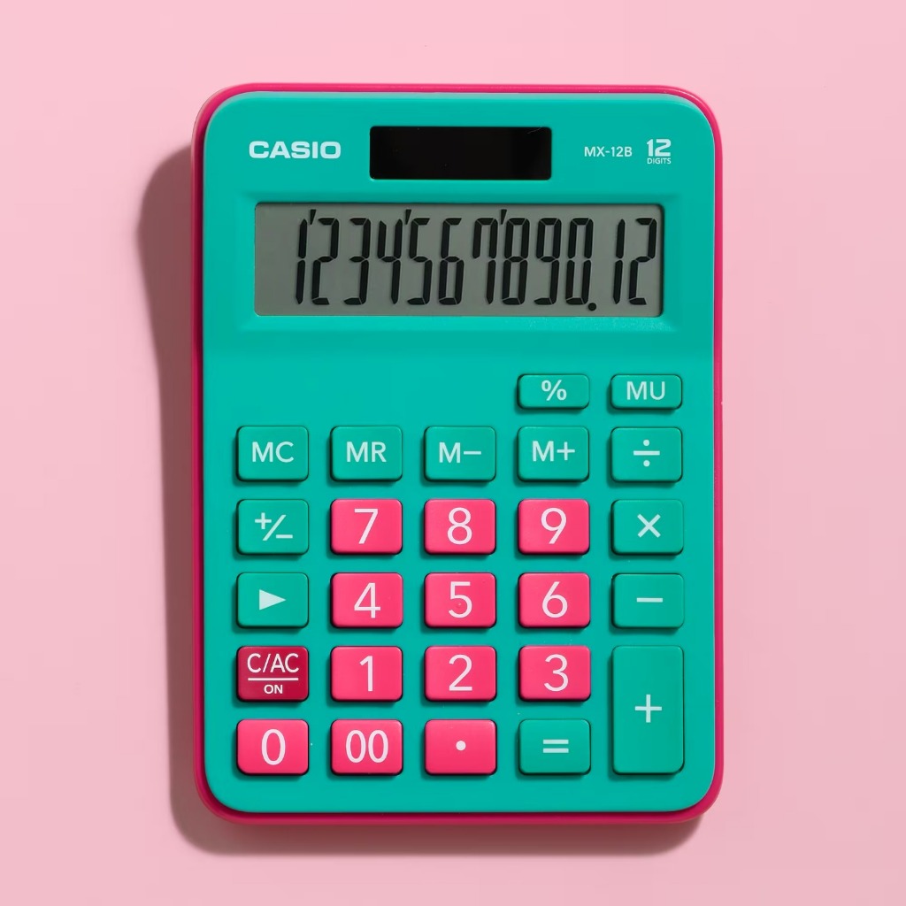 Original CASIO Calculator MX-12B 12 Digit Calculator 计算机计算器計算機 (Random ...
