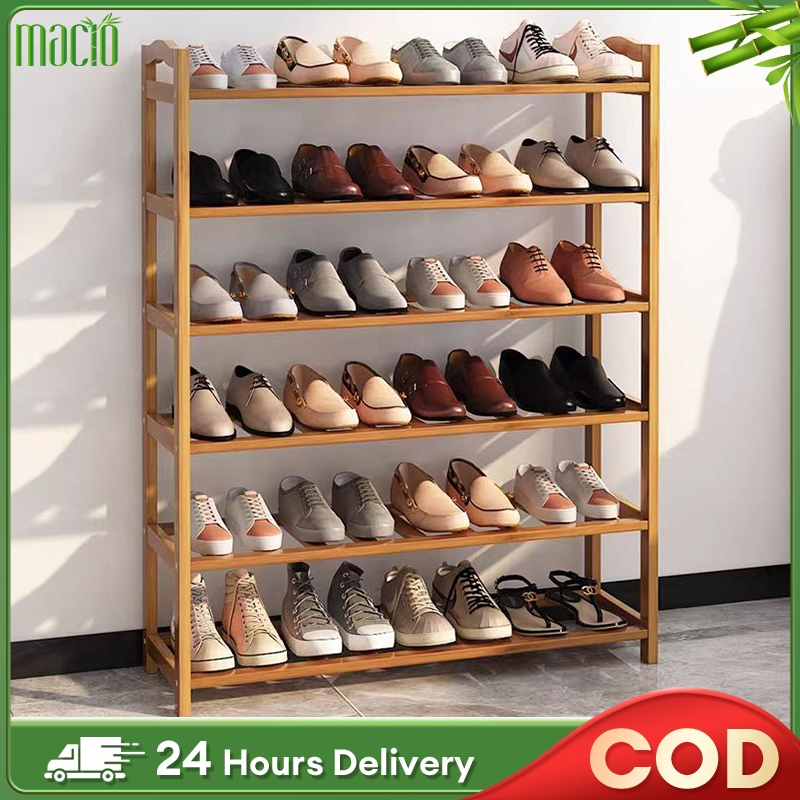 Bamboo Shoe Rack Organizer Storage Rack Shoe Cabinet Storage Rack Rak ...