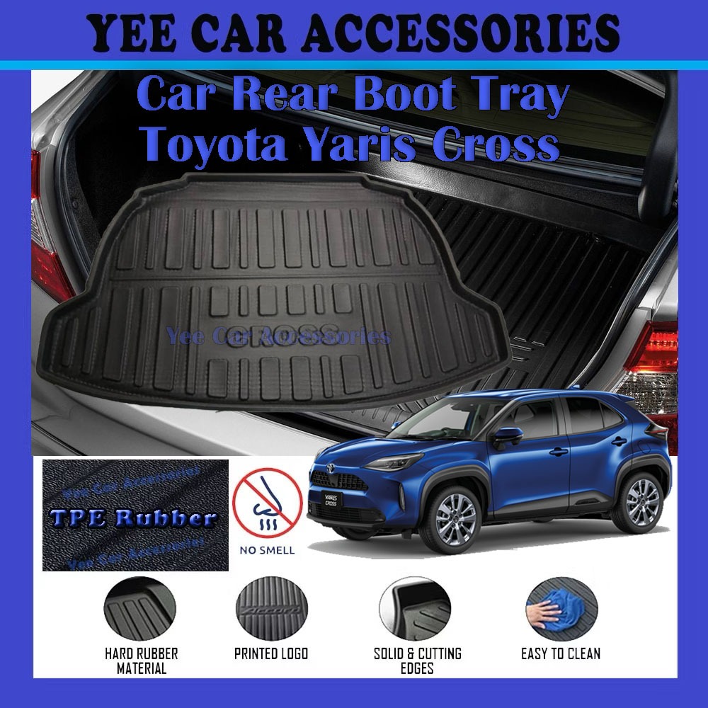 Toyota Yaris Cross Custom Fit OEM Car Rear Boot Tray Accessories ...