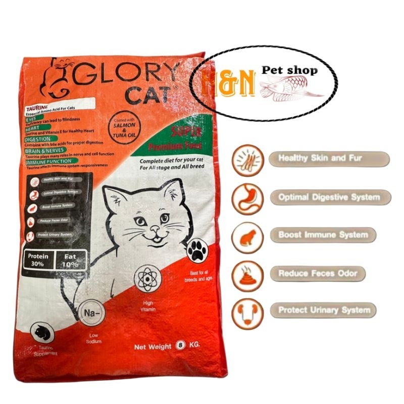 Glory Cat Dry Food 8KG/20KGMakanan Kucing Pet Food | Shopee Malaysia