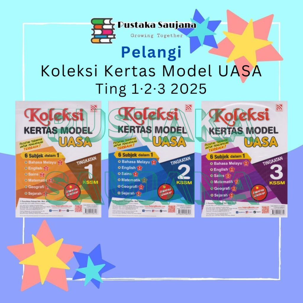 [Saujana] PELANGI Koleksi Kertas Model UASA Tingkatan 1·2·3 2025 ...
