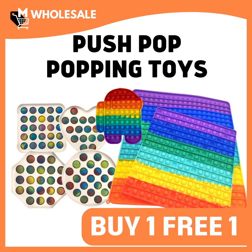 Giant Big Push Pop Bubble Sensory Stress Relief Kids Popping Toy ...