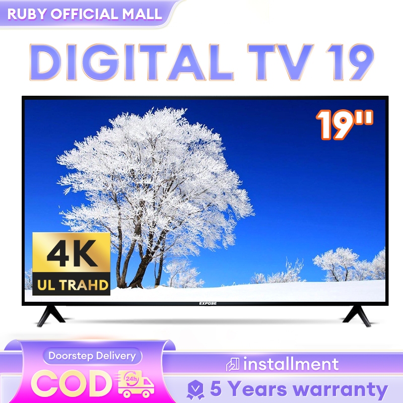 Digital TV Android TV 19 Inch Murah Netflix YouTube TV 4K LED WIFI UHD ...