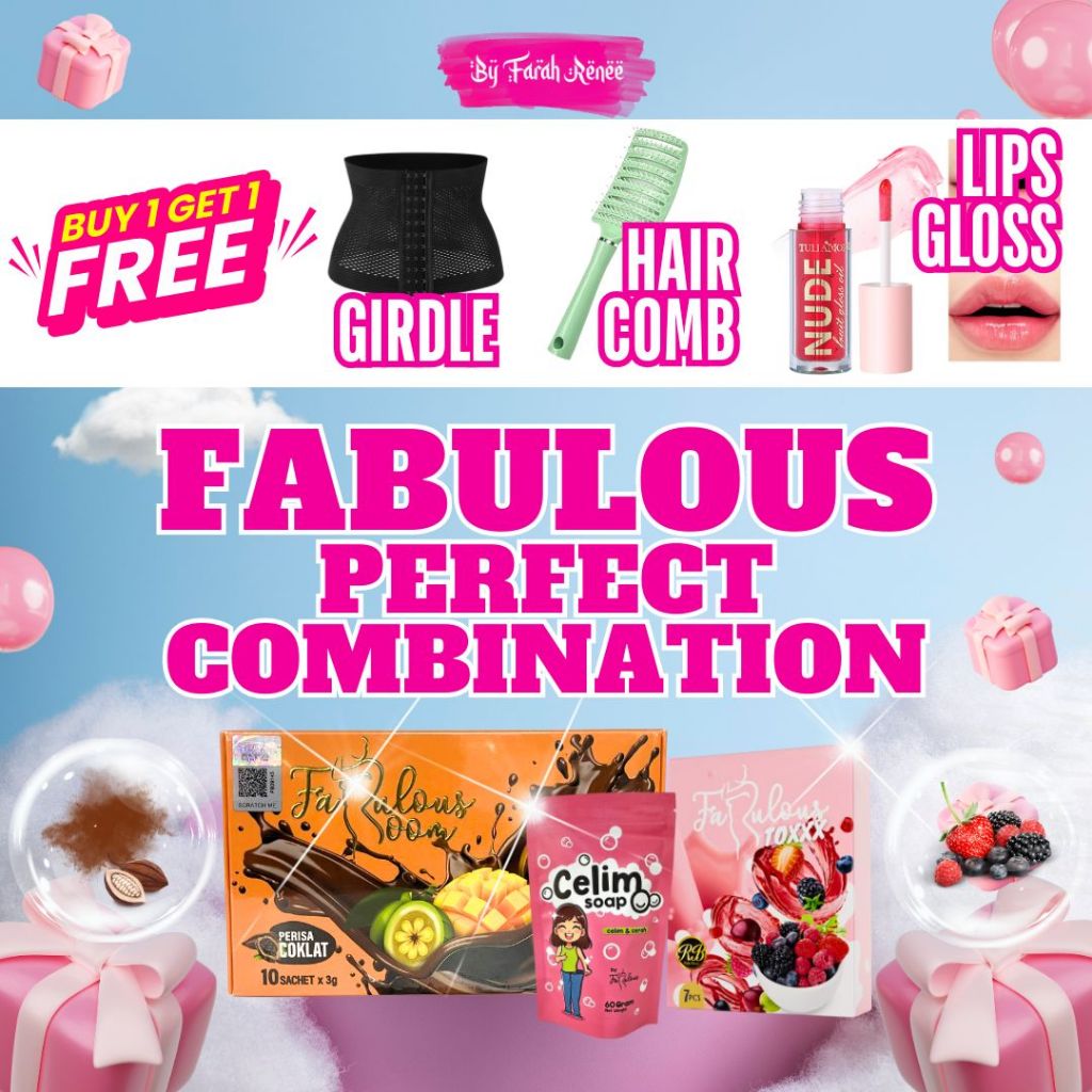 Free Gift Fabolous Boom Toxxx Cut Craving Slimming Kurus Dalam Masa 3 ...