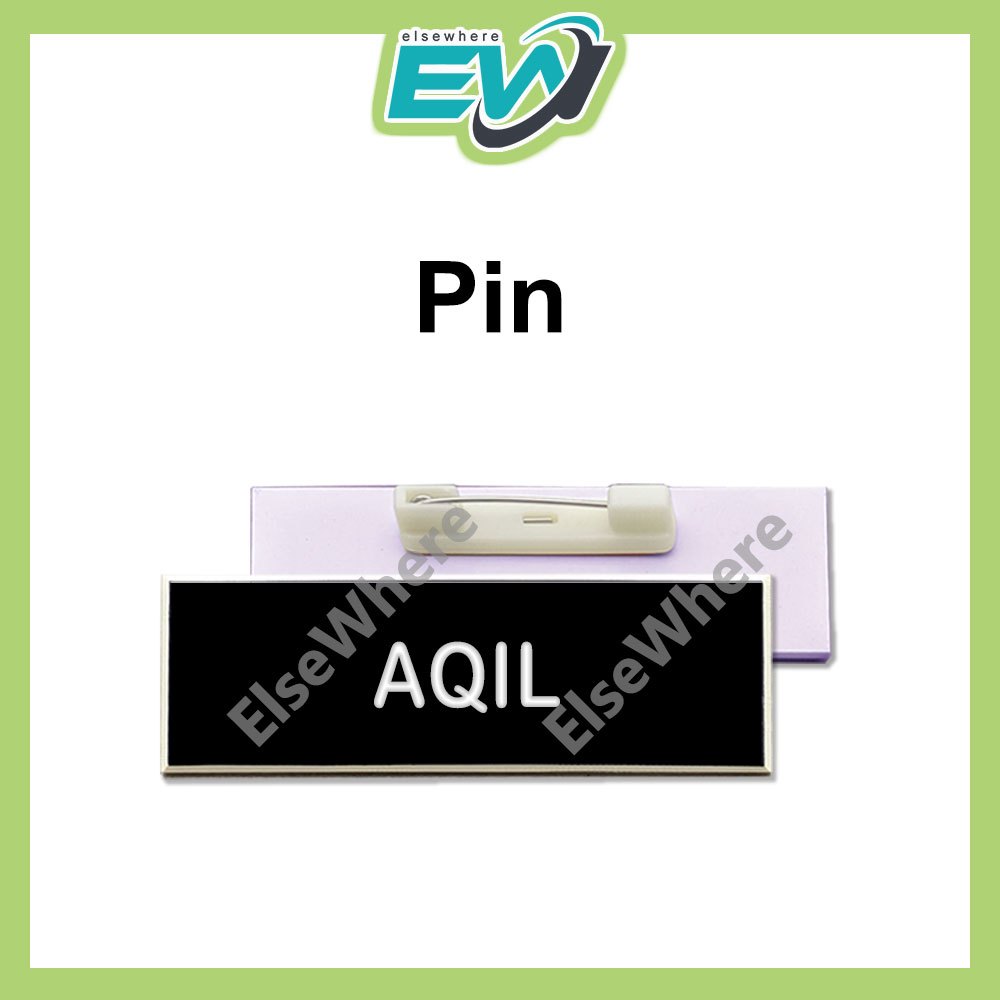 NameTag Pin Untuk Tag Nama Sekolah Cikgu, Murid dan Pekerja Pejabat ...