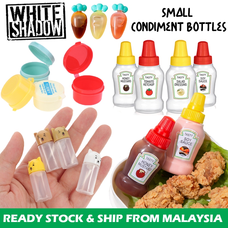 Mini Sauce Container Bento Sauce Bottle Sauce Squeeze Bottle Ketchup ...