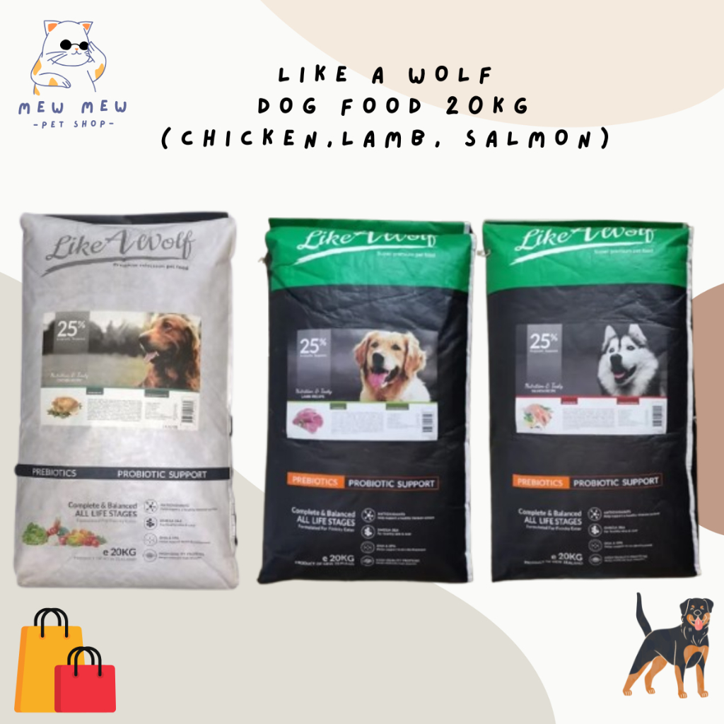 LIKE A WOLF CHICKEN FLAVOR DOG FOOD (20KG) | Shopee Malaysia