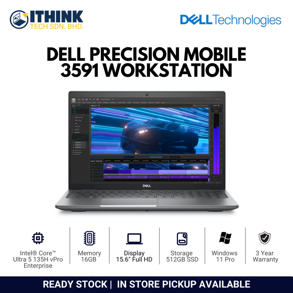 DELL PRECISION MOBILE 3591 WORKSTATION (ULTRA 5 135H VPRO ENTERPRISE ...