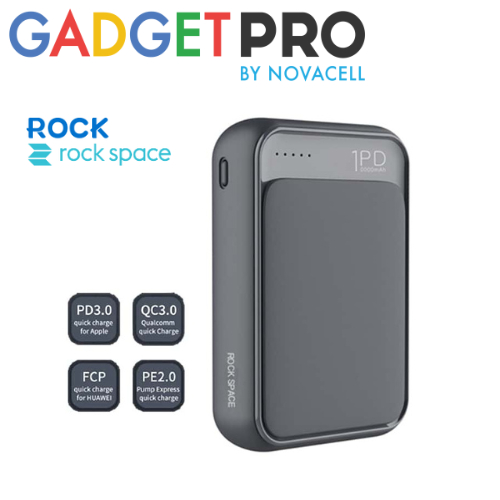 ROCK SPACE P65 PD MINI FAST CHARGE MINI POWER BANK 10000 mAh | Shopee ...
