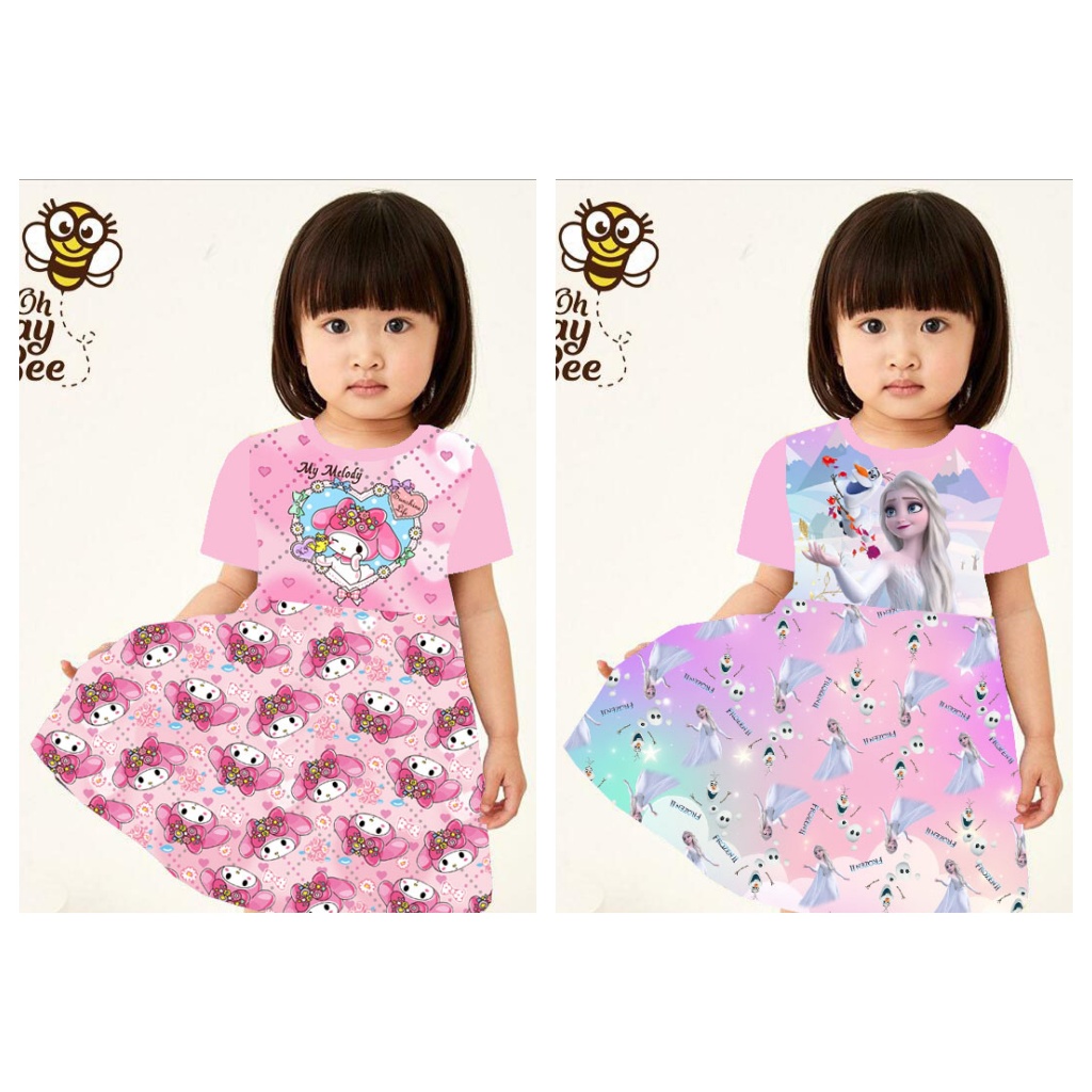 Oh Bay Bee /Melody/ Frozen Dress/儿童裙子/OBB1010 /OBB1025 | Shopee Malaysia