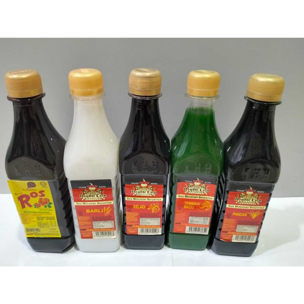 K.H.H Double Lion Minuman Berperisa / Flavoured Concentration 375ML ...