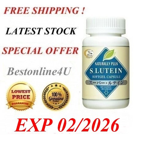 ORIGINAL Naturallys Plus Super Lutein / S Lutein NEW EXP 2026 (100 ...