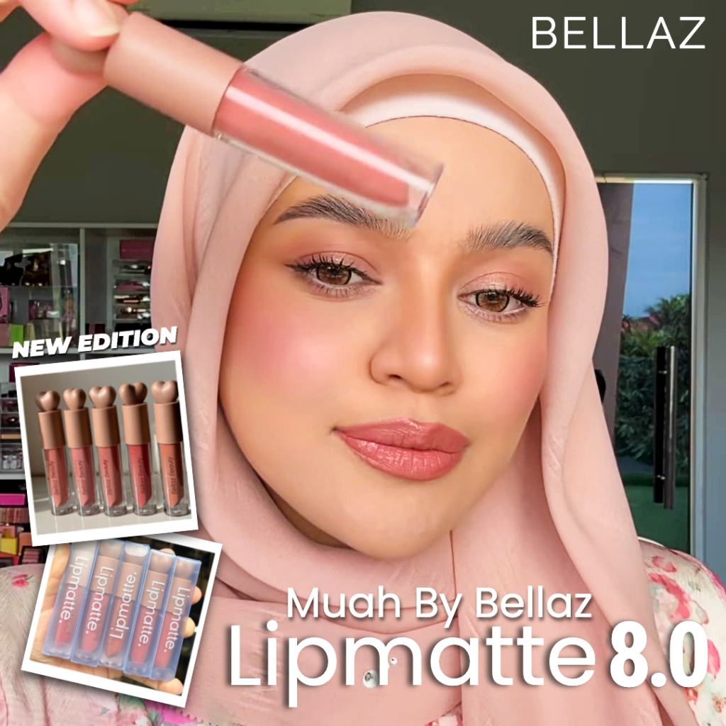 Bellaz Muah Lipmatte 8.0 Muahbybellaz Soft Lip Matte 2024 Nude Edition ...