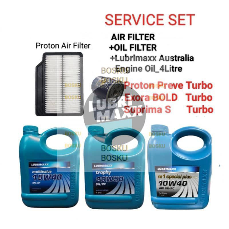 Proton Preve CFE Turbo Exora BOLD Turbo Suprima S Turbo (Air Filter ...