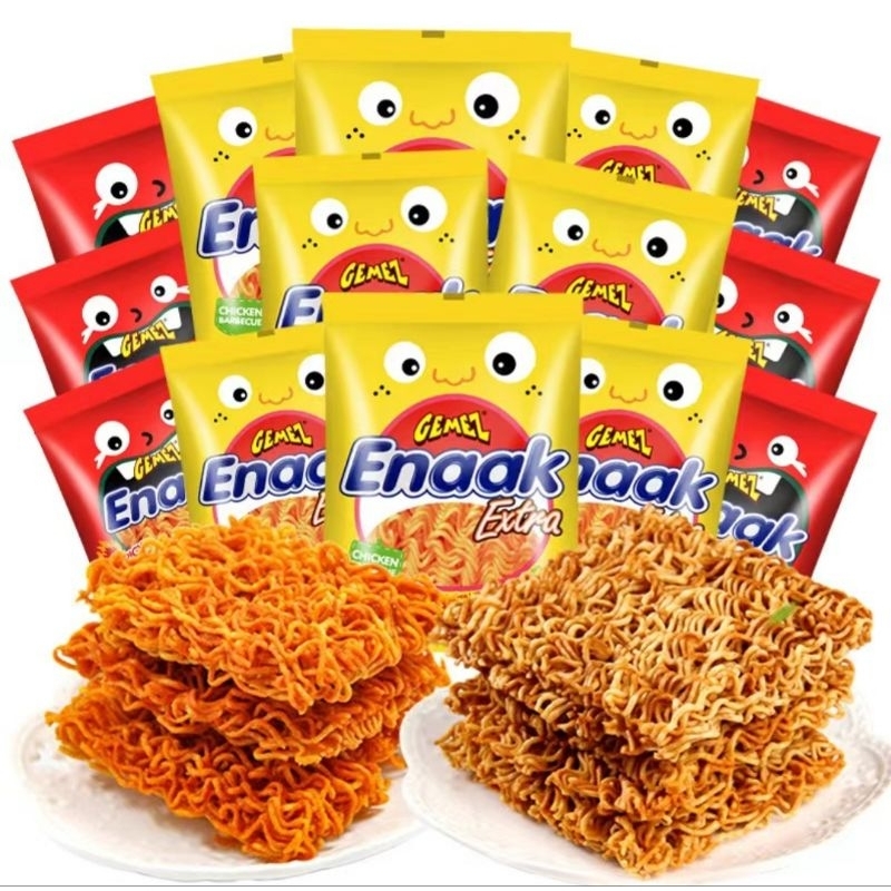 Gemex enaak noodle snack 'chicken bbq/chilli spicy' | Shopee Malaysia