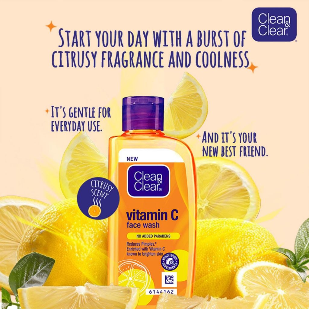 Clean&Clear Vitamin C Face Wash 100ml | Shopee Malaysia